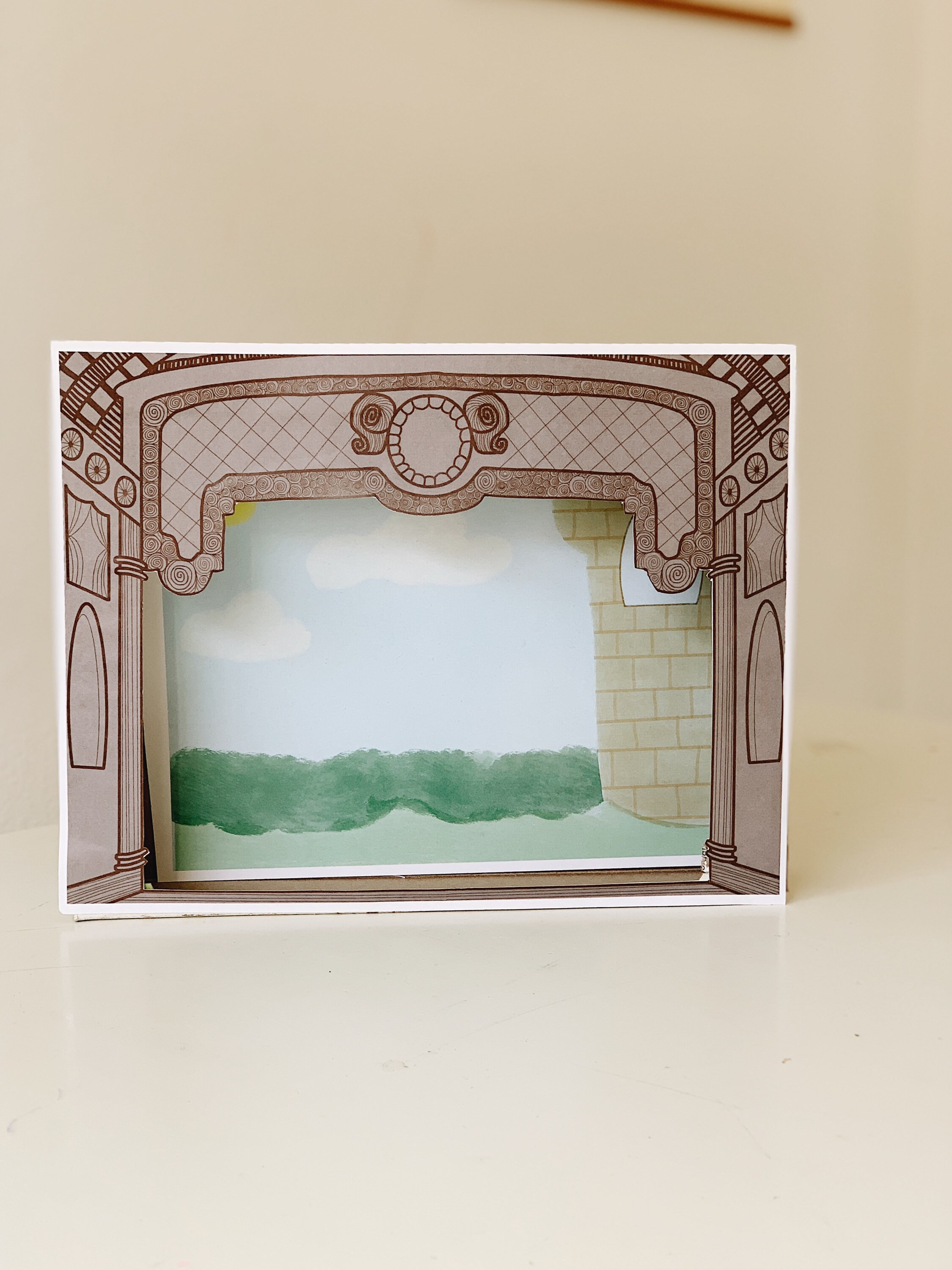 Rapunzel Fairy Tale Story Printable Paper Puppet Theater Set African ...