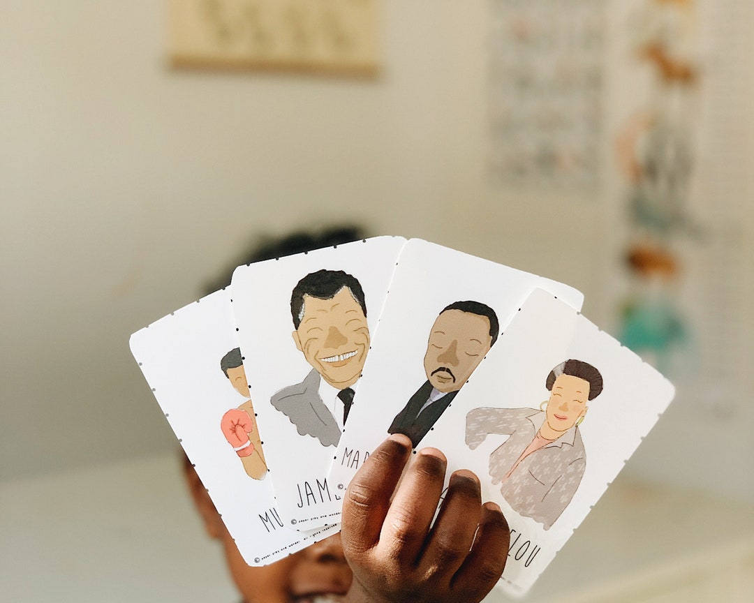 Set of 10 Influential Black Figures in History Printable Cards / Black ...