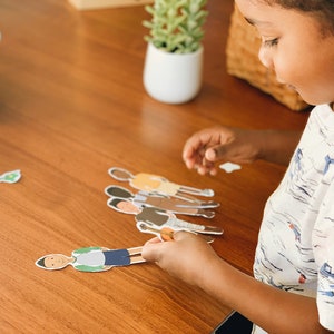 Complete Set of Paper Doll Friends (8 Dolls Included) - Etsy