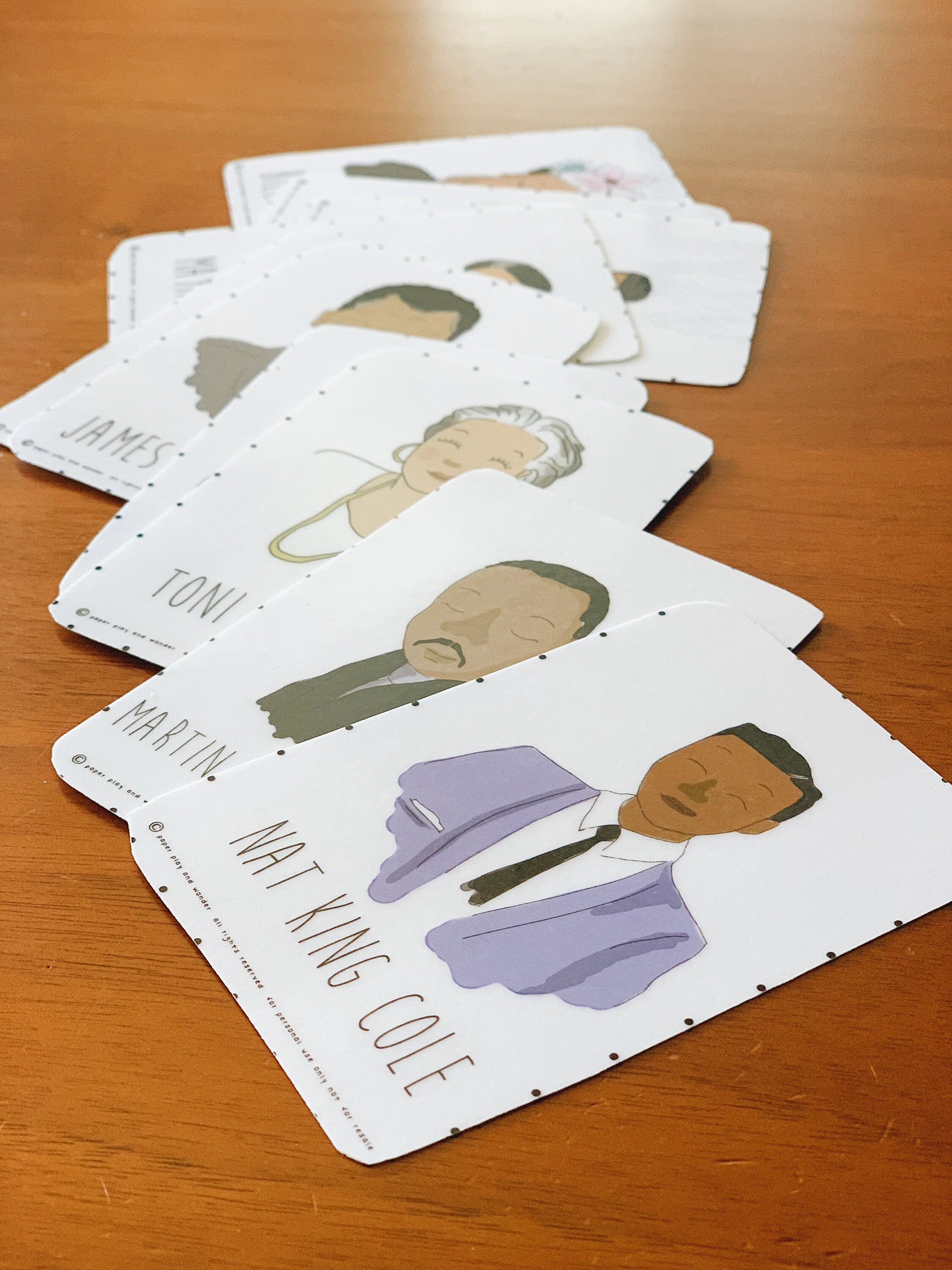 Set of 10 Influential Black Figures in History Printable Cards / Black ...