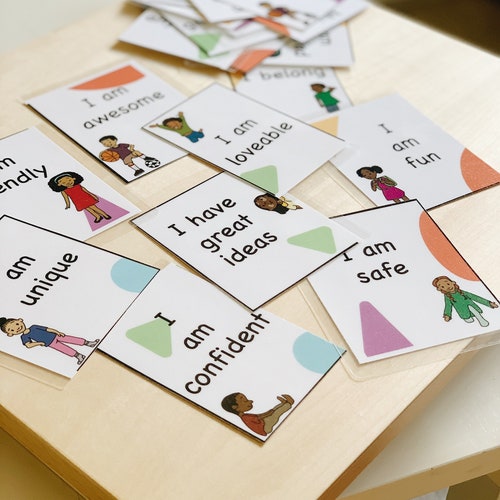 Set of 45 Printable Affirmation Cards Featuring African - Etsy