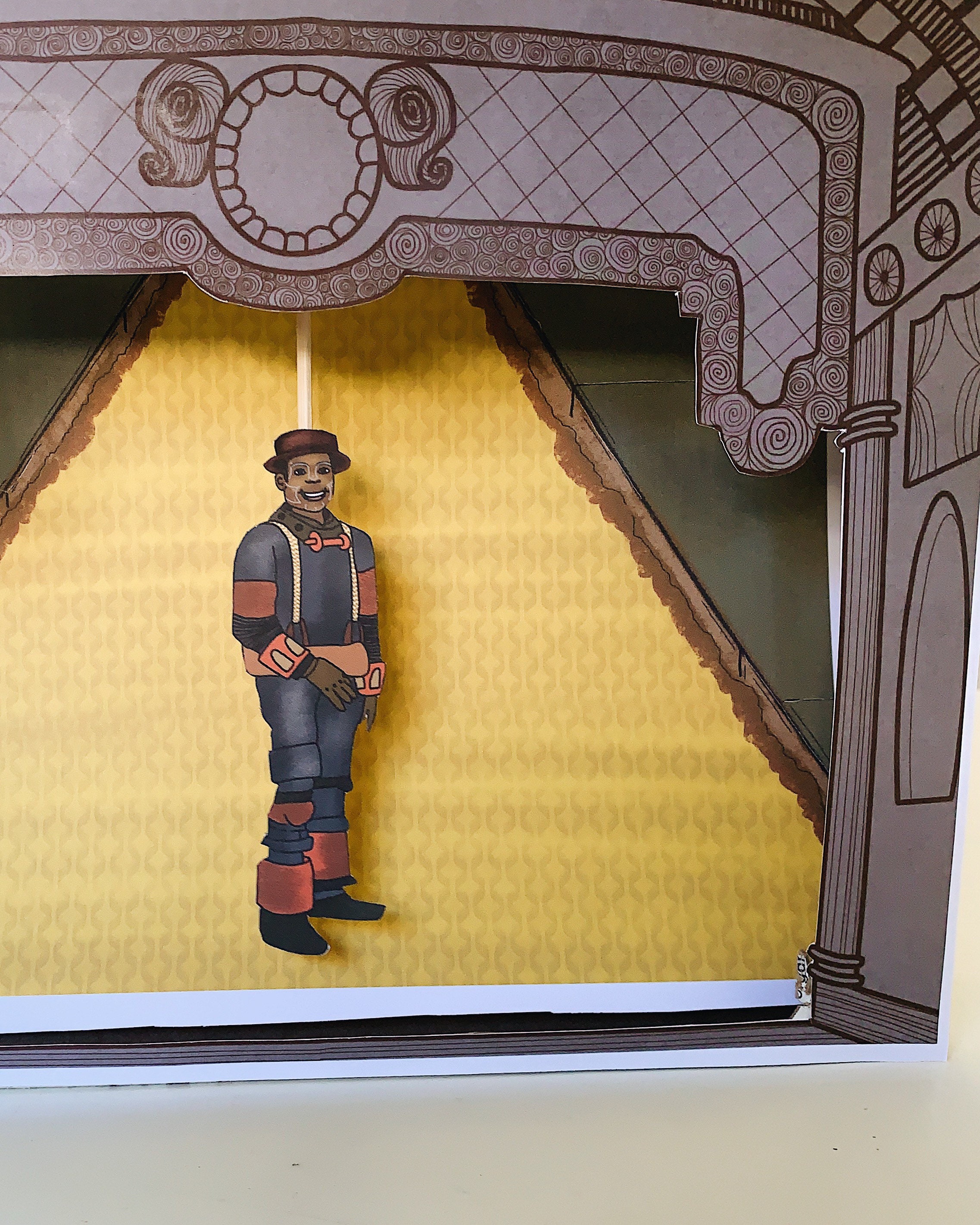 The Wiz Printable Paper Puppet Theater Set African American Characters ...
