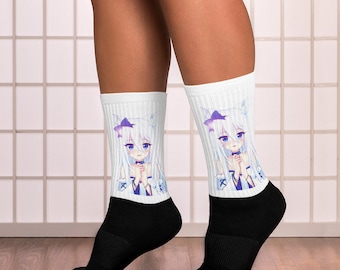 Cute Anime Girl Socks - Etsy