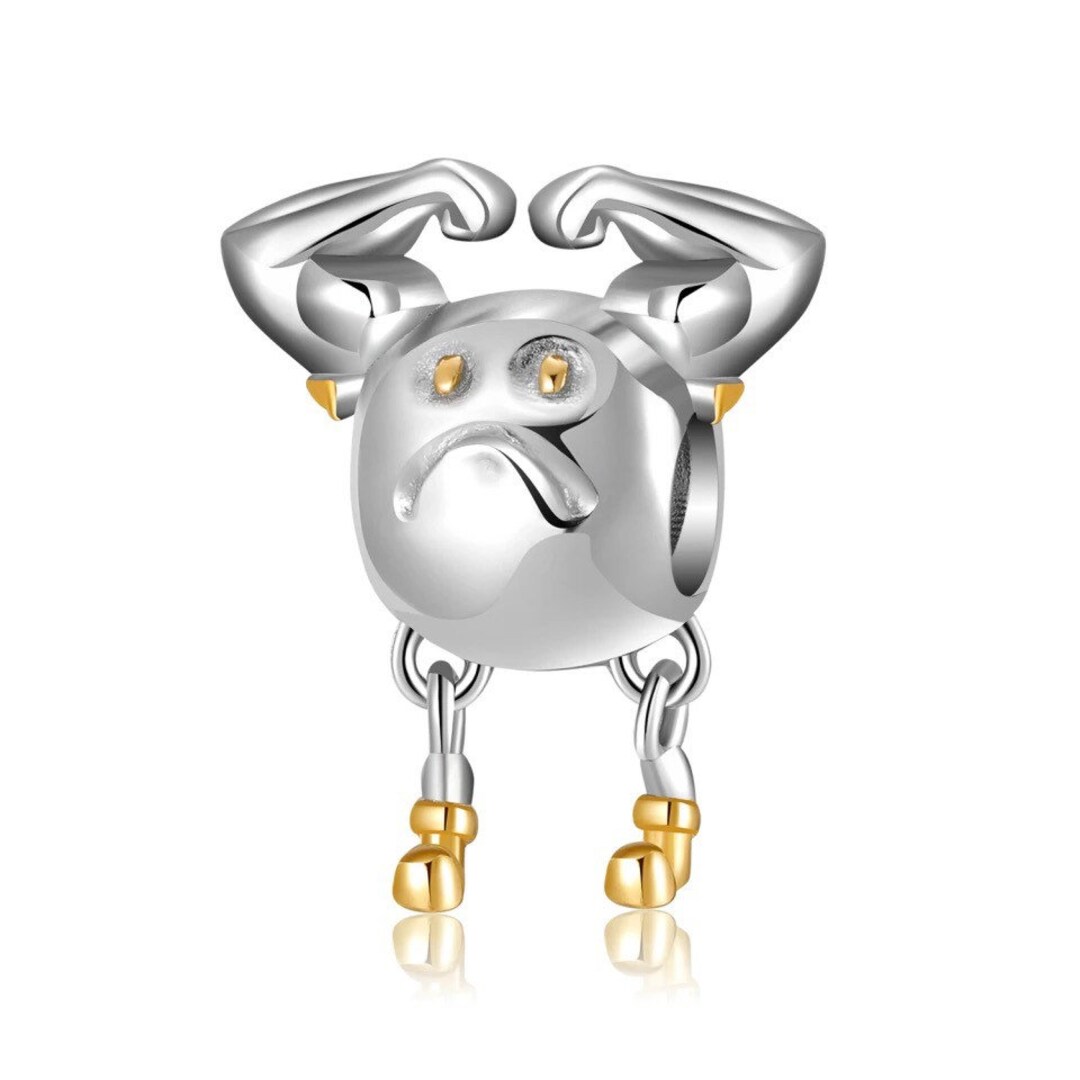 Fitness Bodybuilder Wrestler Pandora Fit Charm925 Sterling - Etsy
