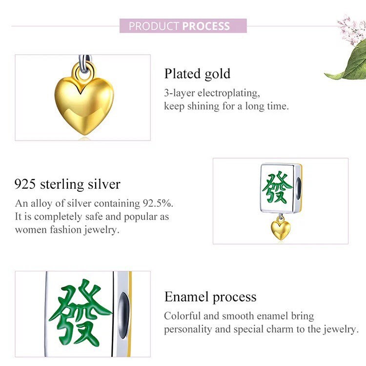 Mahjong Charm Fits Pandora Mahjong Pendant Mahjong Jewelry - Etsy