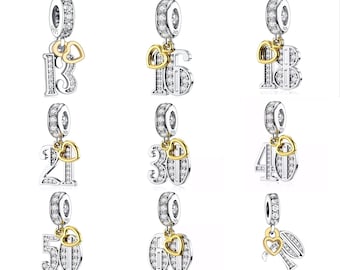 Pandora 13th Birthday Charm - Etsy