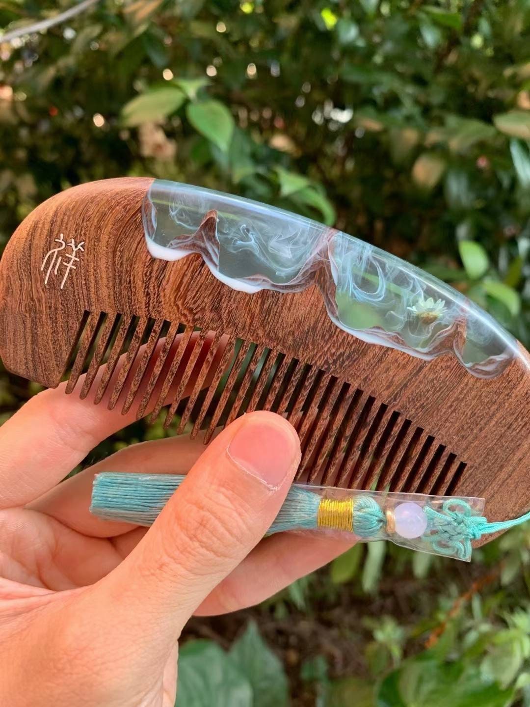 Resin Comb Wood Comb Handmade Comb Epoxy Comb Northern | Etsy