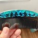 Resin Comb, Wood Comb, Handmade Comb, Epoxy Comb, Northern Light, Gift ...
