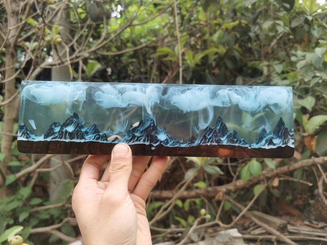 Keyboard Wrist Rest Resin Wrist Rest Wood Wrist Rest Resin - Etsy