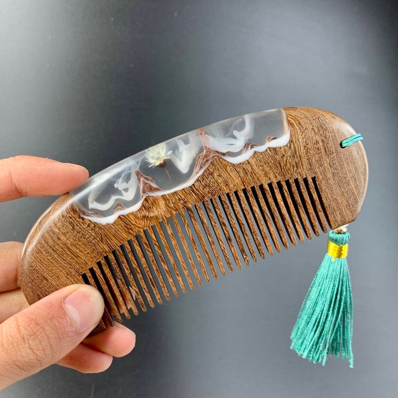 Resin Comb Wood Comb Handmade Comb Epoxy Comb Northern - Etsy