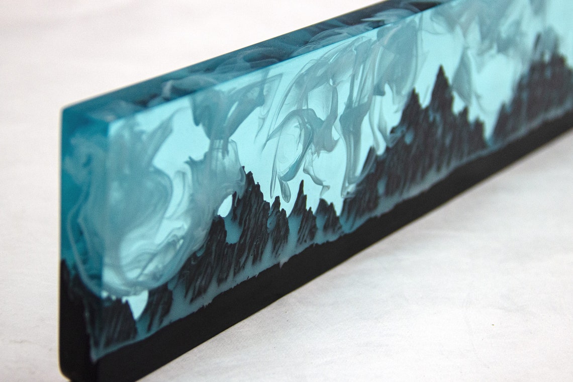 Keyboard Wrist Rest Resin Wrist Rest Wood Wrist Rest Resin - Etsy