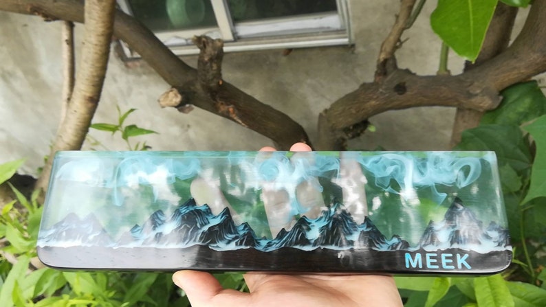 Keyboard Wrist Rest Resin Wrist Rest Wood Wrist Rest Resin | Etsy