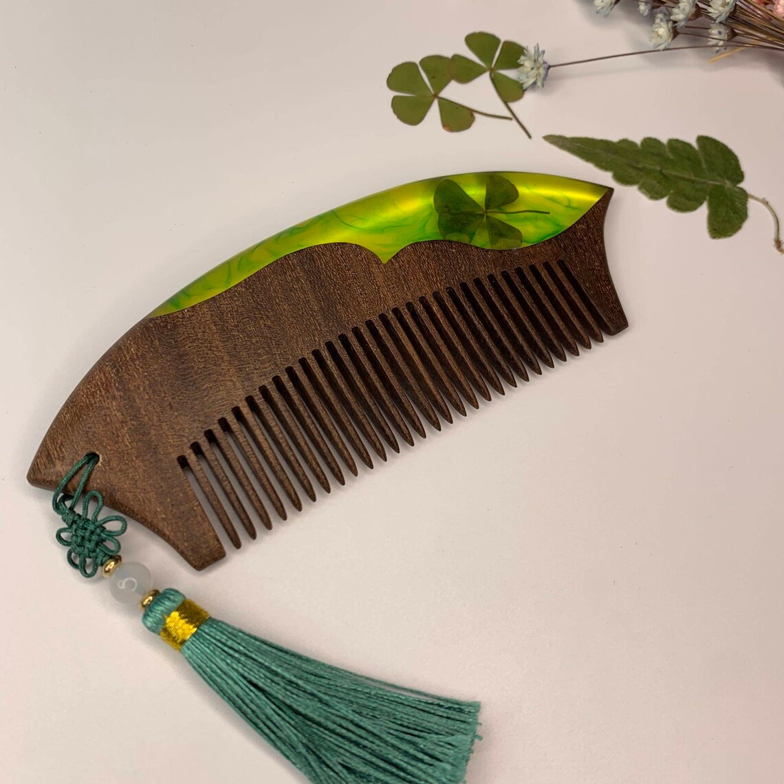 Resin Comb Wood Comb Handmade Comb Epoxy Comb Northern - Etsy