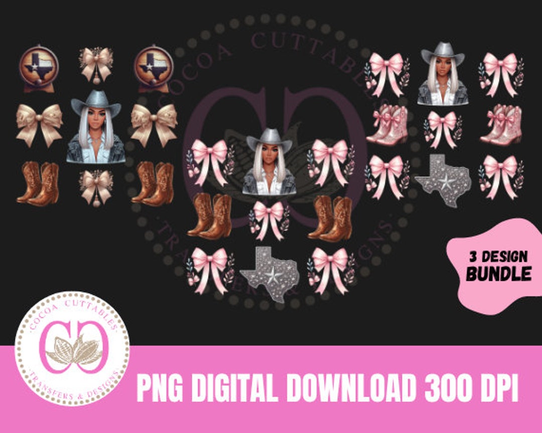 Bey Country Coquette | PNG Digital File | Retro Aesthetic Design | T ...