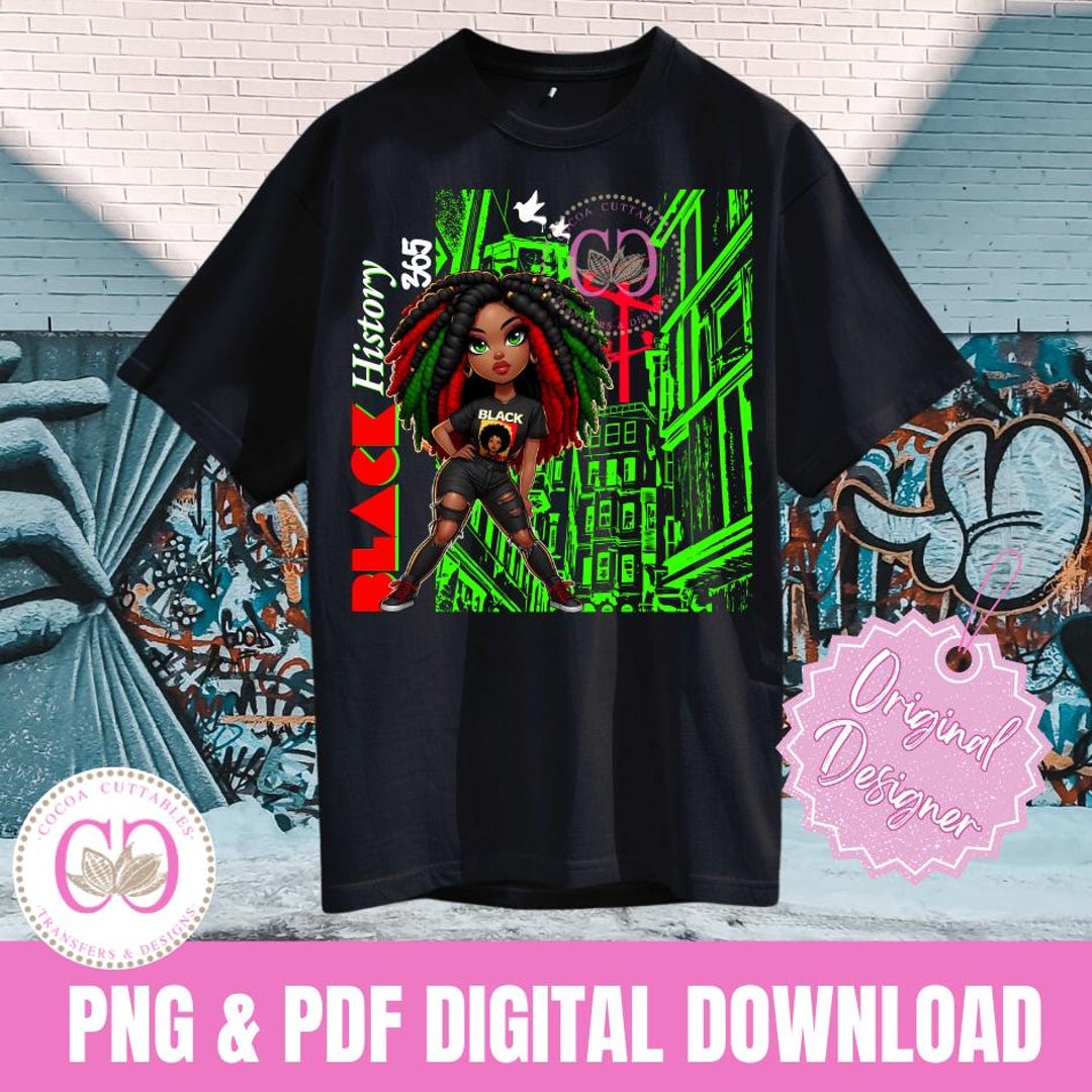 Black History 365, Black History Every Month, I Am Black 365 PNG & PDF ...