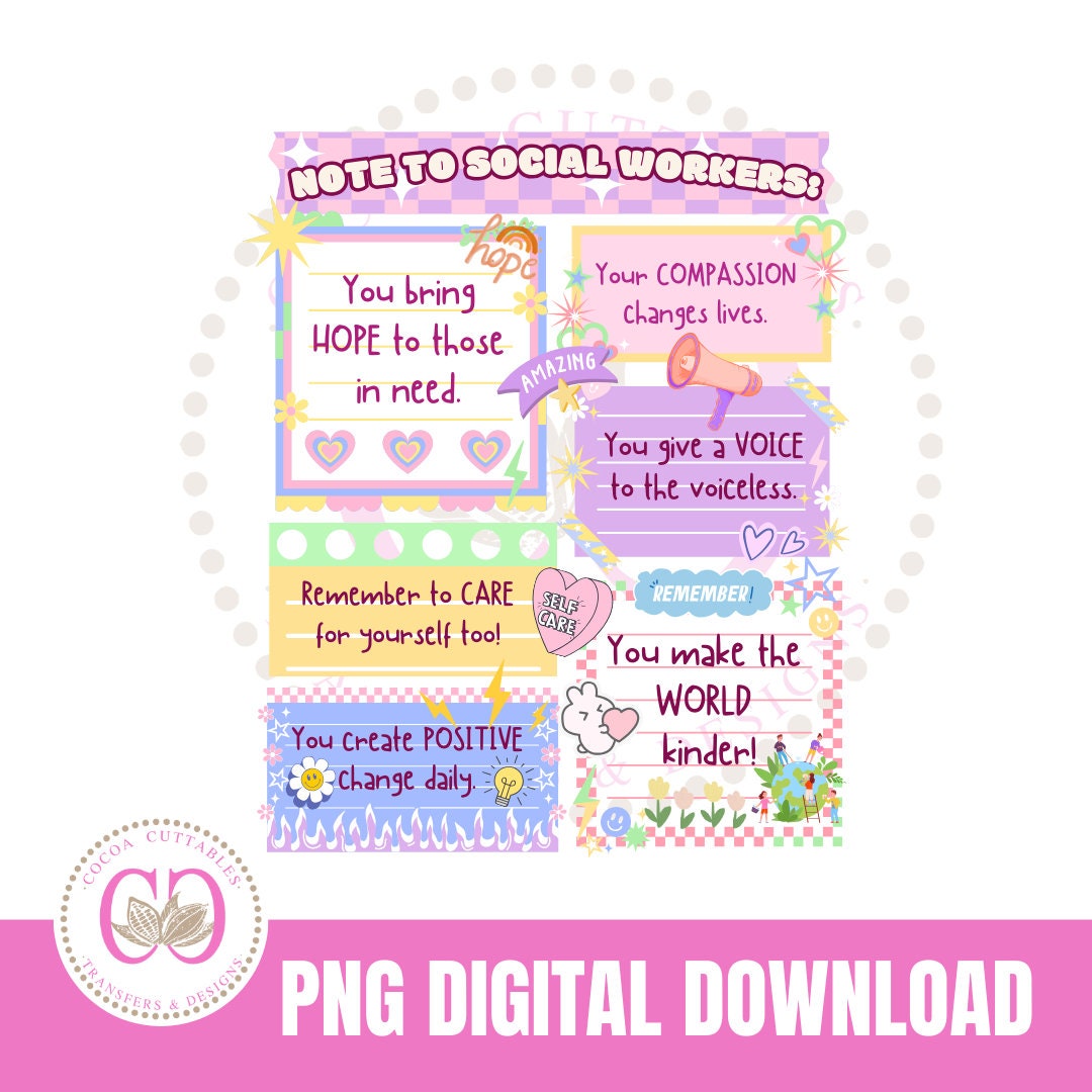 Note to Social Workers PNG, Profession Png, Inspirational Quotes Png ...