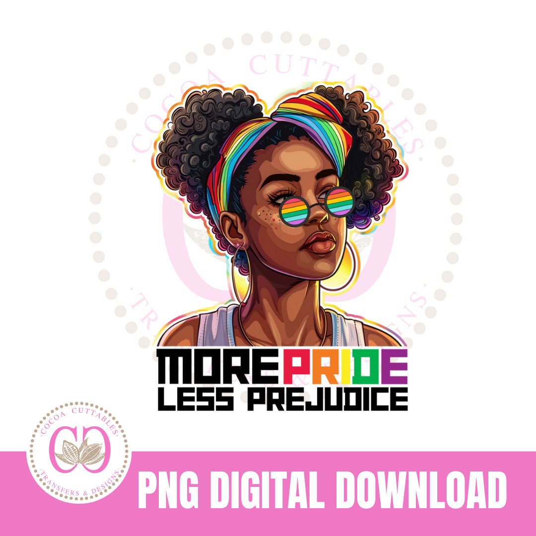 More Pride Less Prejudice Digital PNG File - Etsy
