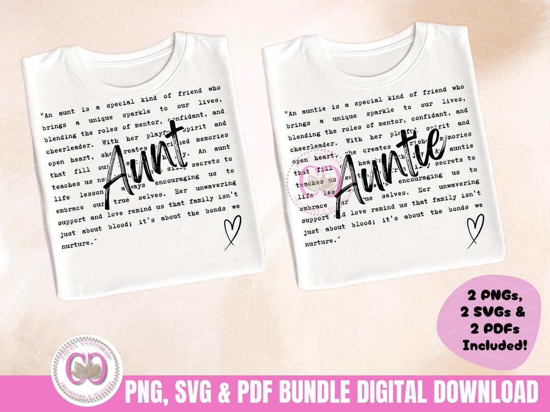 Auntie Words Svg, Aunt Svg Png, Gift for Aunt, Aunt Mom Appreciation ...