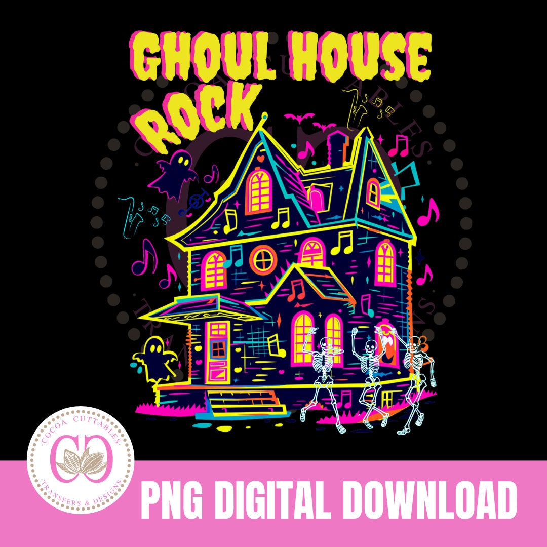 Ghoul House Rock PNG Digital File - Etsy