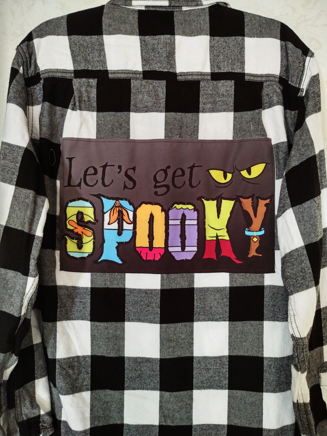 Scooby-doo Flannel Shirt, Flannel Shirt With Back Patch, Scooby-doo ... Scooby-doo Flannel Shirt, Flannel Shirt With Back Patch, Scooby-doo ...