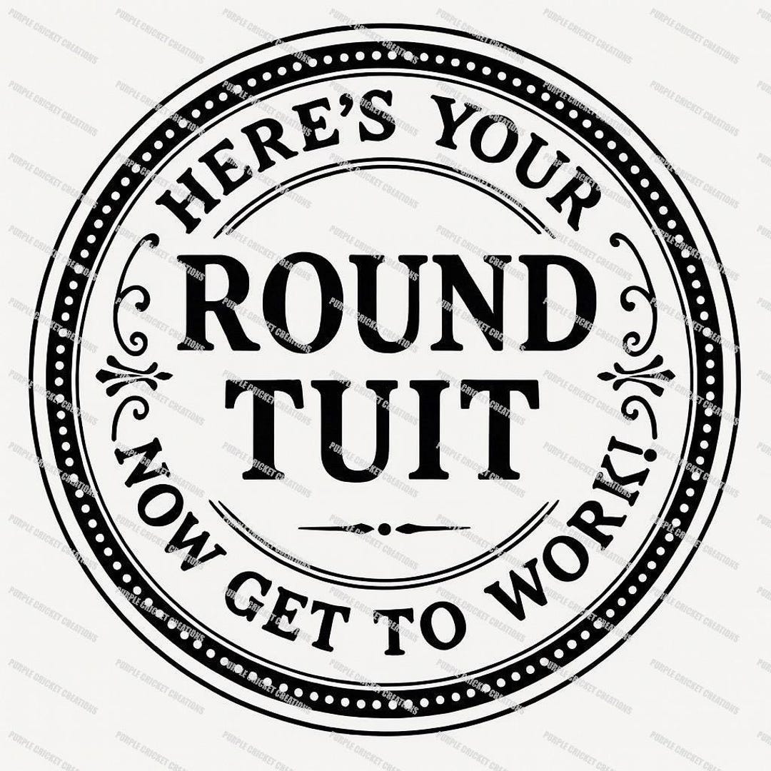 Funny Getting Around TUIT Token, SVG, Sarcastic Cutting Board Design ...