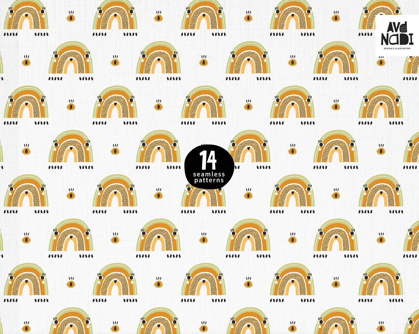 Summer Digital Paper Rainbow Seamless Pattern Fruit Digital - Etsy