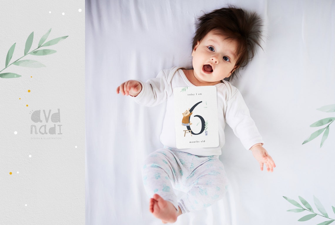 Baby Boy Moments Cards Printable Milestone Cards Baby Boy Milestone ...