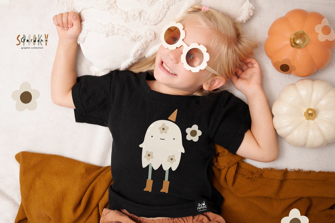 Spooky Halloween Clipart Set, Pumpkin Clipart, Cute Ghost Clipat ...