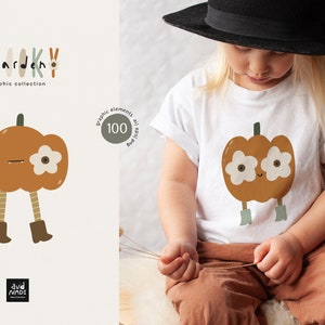 Spooky Halloween Clipart Set, Pumpkin Clipart, Cute Ghost Clipat ...