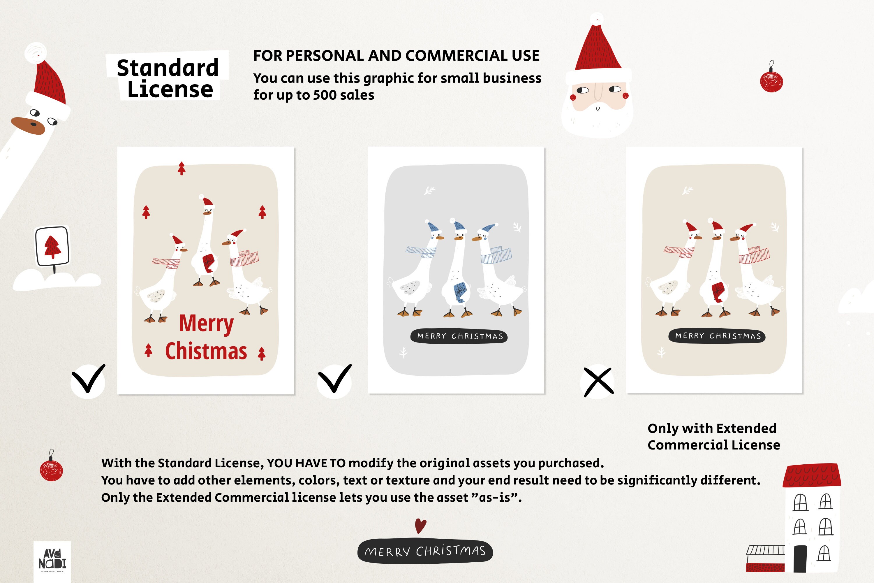 Funny Christmas Cards Printable, Holiday Card Set, Christmas Greeting ...