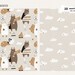 Winter Digital Paper Cozy Winter Seamless Pattern Woodland - Etsy