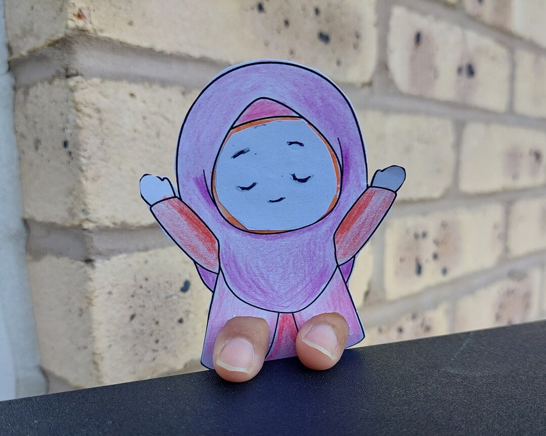 Printable Muslim Finger Puppet Craft Printable Islamic - Etsy UK