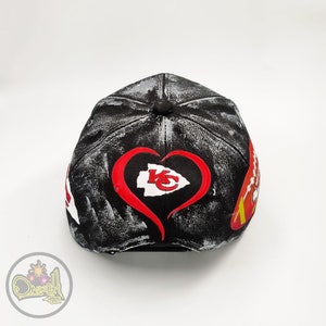 Kansas City Chiefs Cap KC Football Team Cap, Hand Made - Etsy