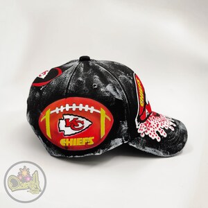 Kansas City Chiefs Cap KC Football Team Cap, Hand Made - Etsy