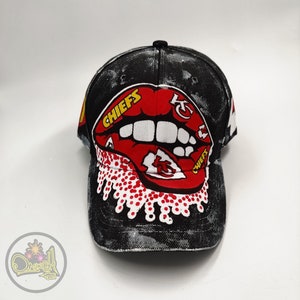 Kansas City Chiefs Cap KC Football Team Cap, Hand Made - Etsy