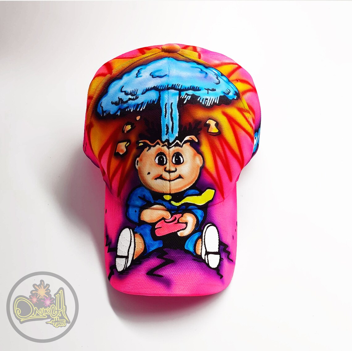 Garbage Pail Kids Cap -neon Colors, FREE SHIPPING, Special Edition ...