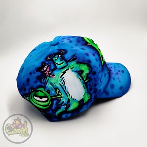 Mike Wazowski Cap Hand Painted Cap Unique in Its Style Available for ...