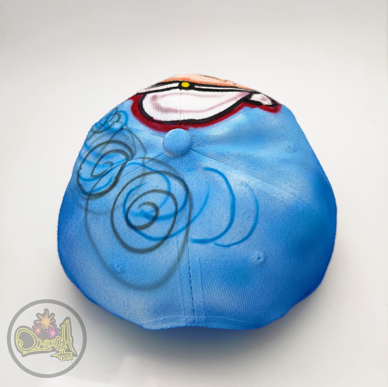 Custom Popeye Hat Hand Painted in the Technique of Airbrushing - Etsy