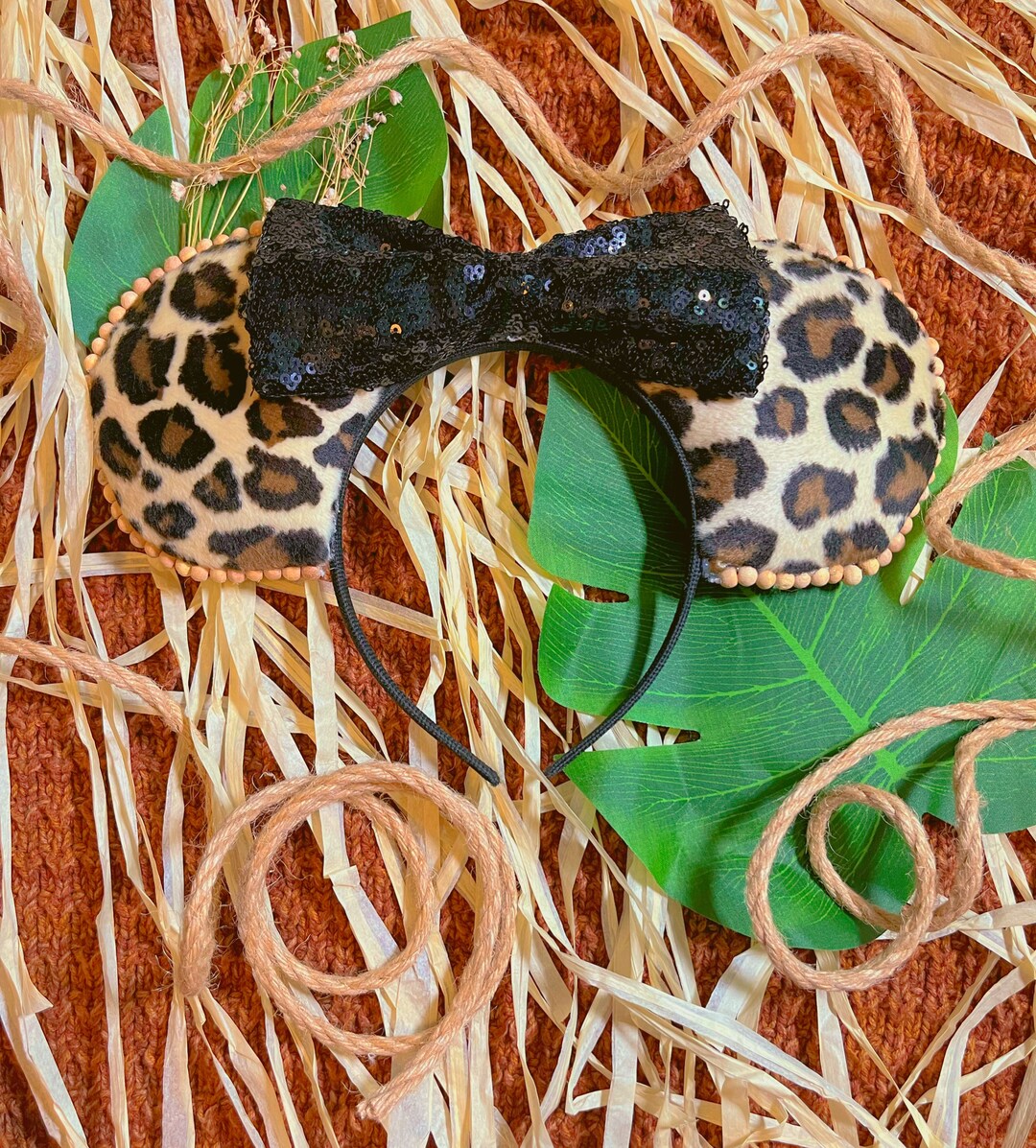 Animal Kingdom Leopard Print Disney Ears - Etsy