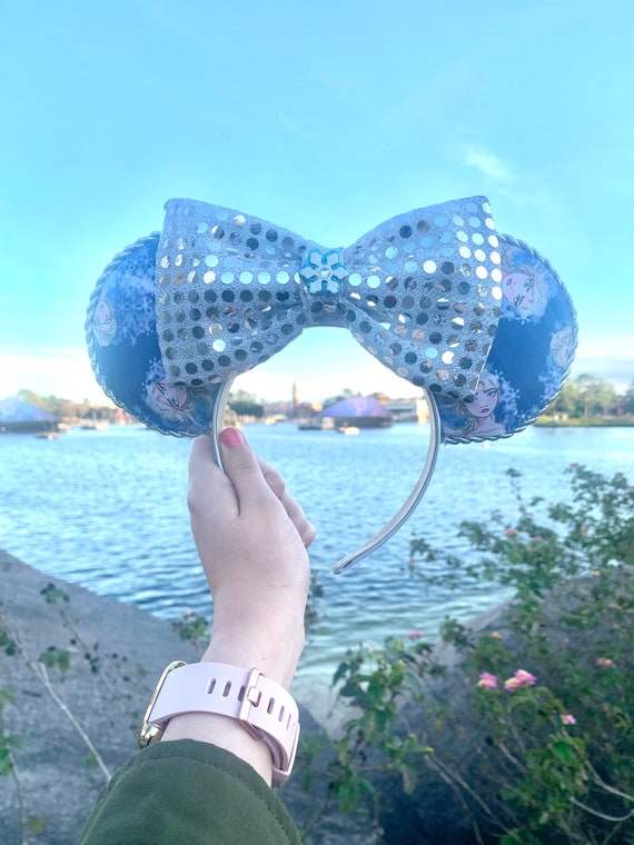 Frozen Elsa Disney Mickey Ears - Etsy