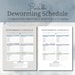 Horse Deworming Schedule Printable| Horse Deworming Schedule Digital ...