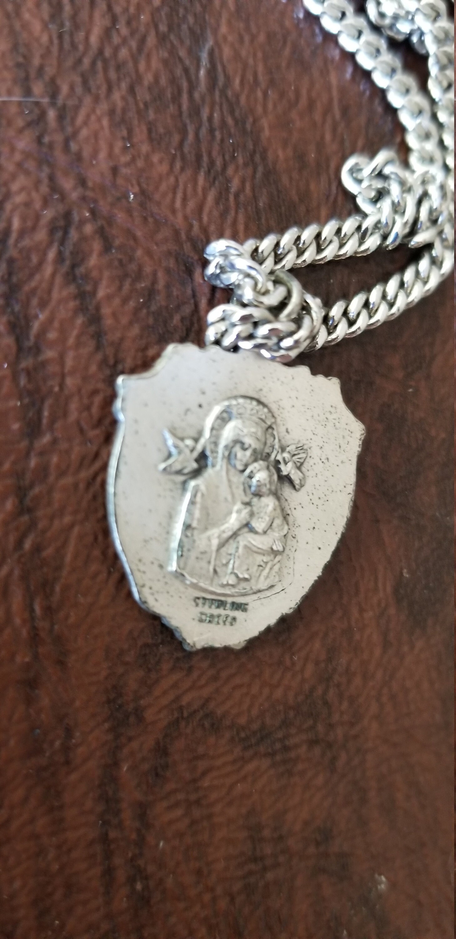 Vintage Creed Sterling Religious Medal St. Gerard Necklace - Etsy