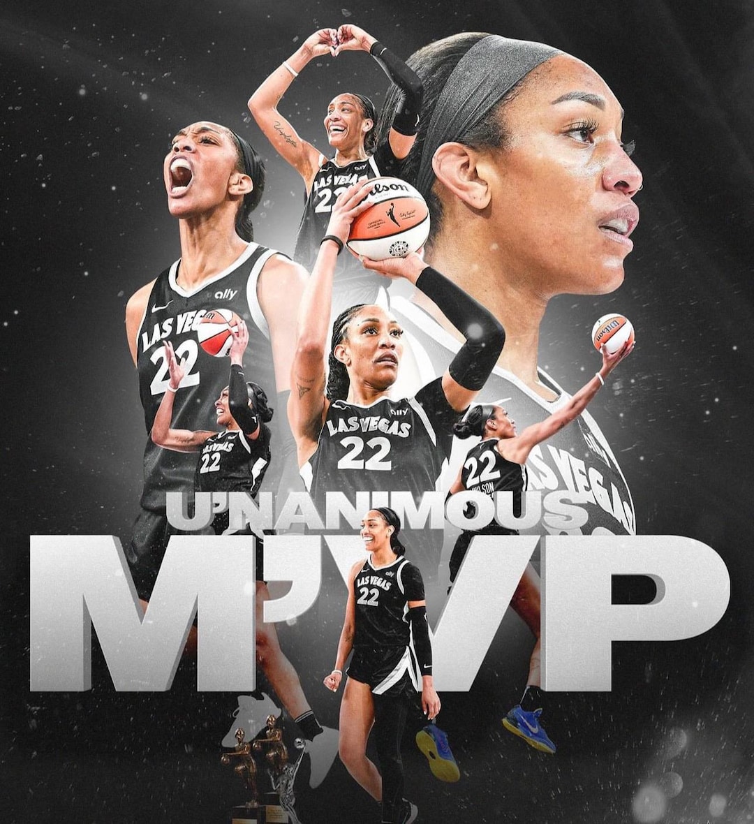 AJA Wilson Png Basketball Mvp Wnba Dtf - Etsy