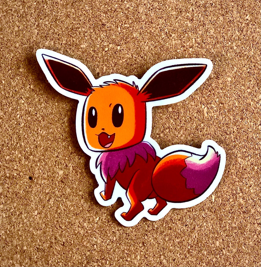 Eevee // Pokémon // 3x3 Vinyl Sticker // Laminated & Water-resistant - Etsy