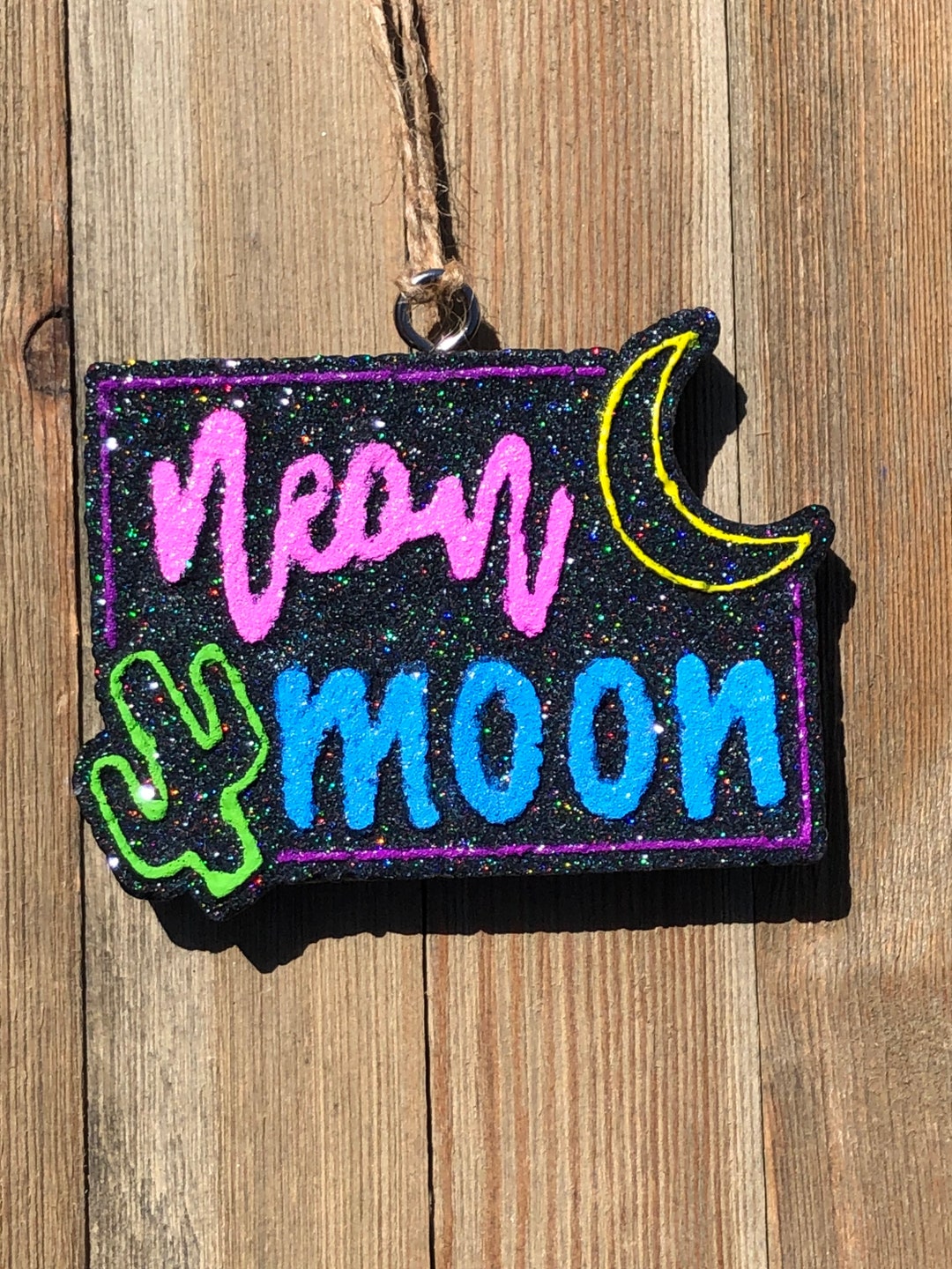 Neon Moon - Car Freshie - Etsy