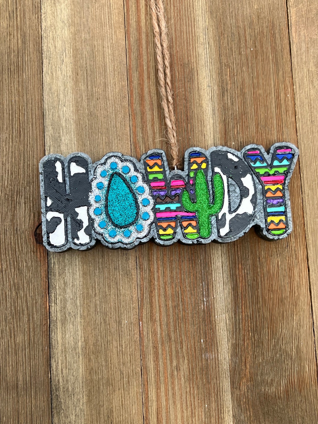 HOWDY - Car Freshie - Etsy
