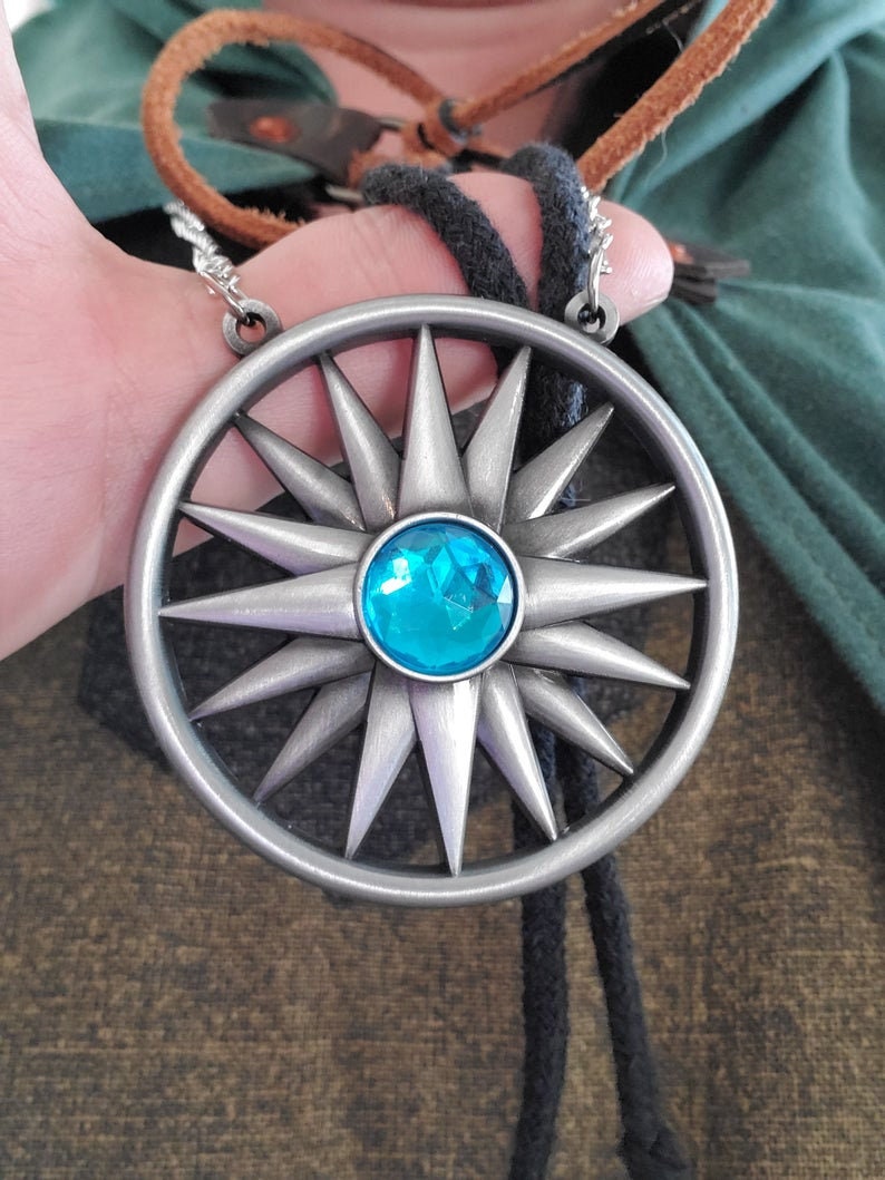 Pendant of the Brotherhood of the Crystal Star Lone Wolf Medallion ...