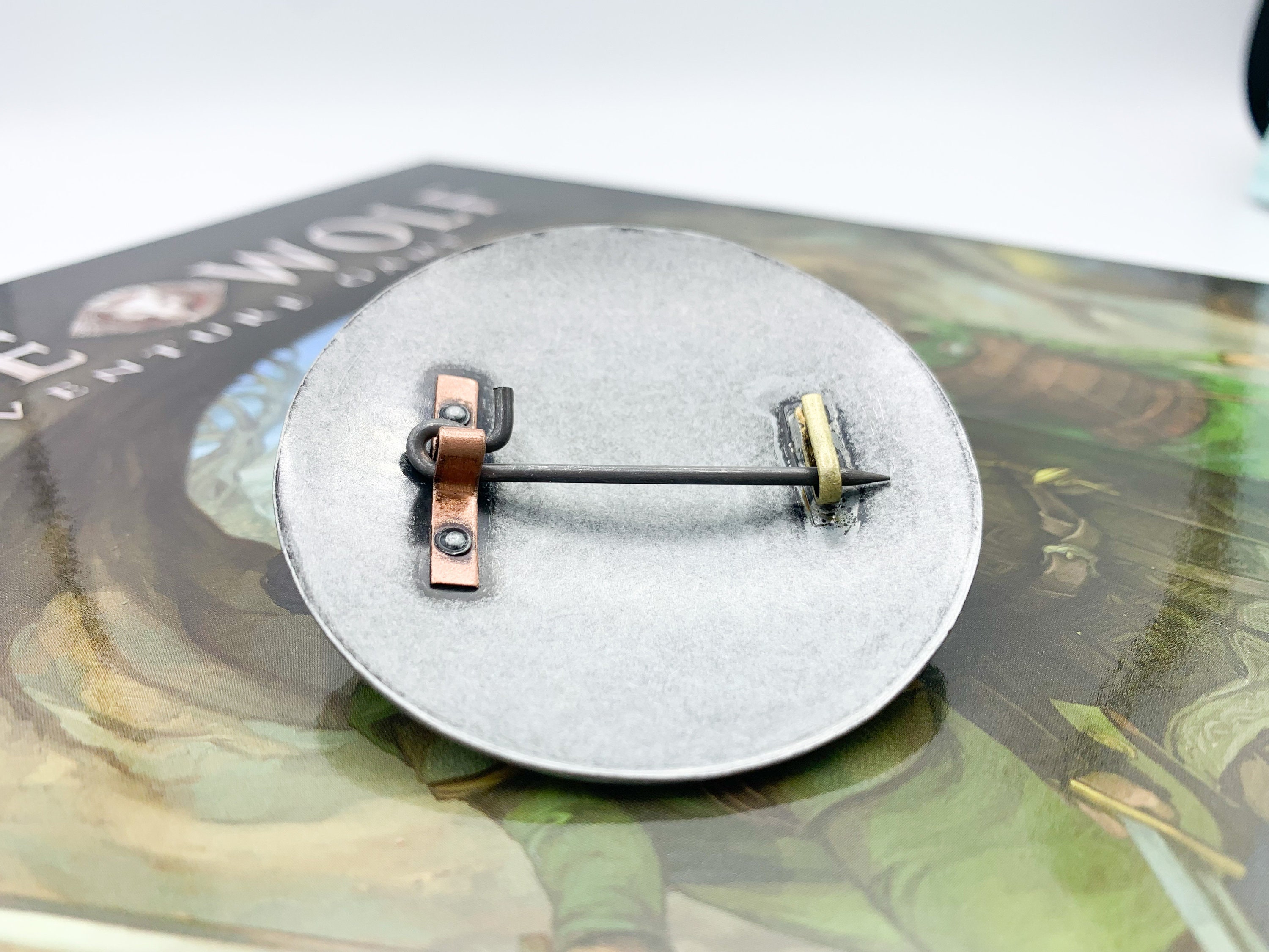 Kai Initiate Rank Cloak Clasp Badge Lone Wolf Brooch Pin - Etsy