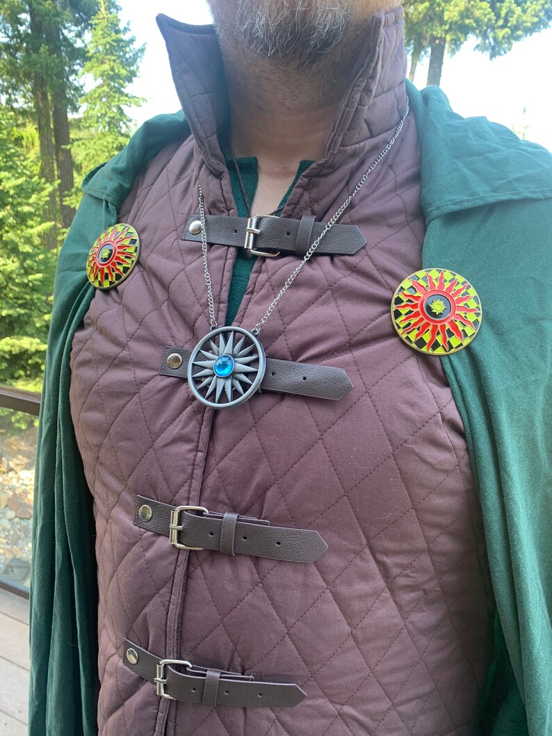 Pendant of the Brotherhood of the Crystal Star Lone Wolf Medallion ...