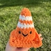 Traffic Cone Crochet Plushie Handmade With Plush Yarn Stuffed Animal - Etsy